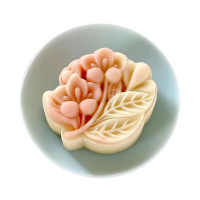 红花绿叶中秋节月饼模具辅食工具