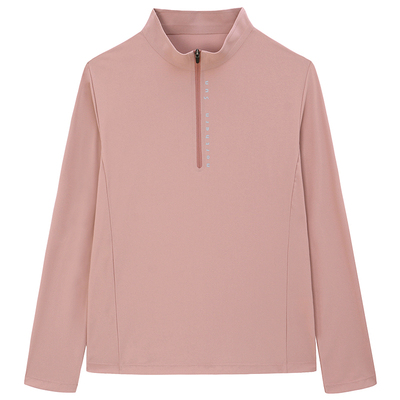 诺思山户外运动速干长袖T恤25新款男女立领高弹吸湿快干5798