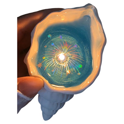 海螺香薰蜡烛礼盒卧室内家用持久高级小众香氛果冻蜡送女生日礼物