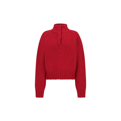 25年新款秋冬手工针织半高领毛衣