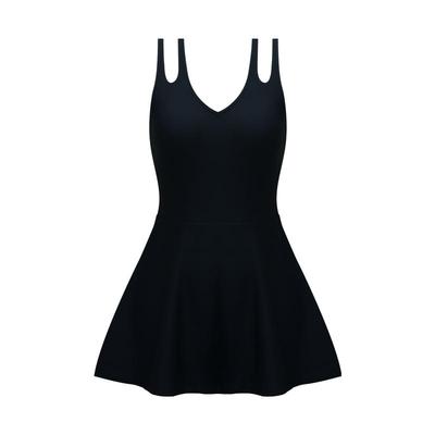 BE范德安小黑裙系列连体泳衣