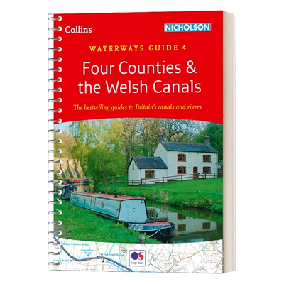 英文原版 Four Counties & the Welsh Canals No.4 四个郡和威尔士运河第4号 英文版 进口英语原版书籍