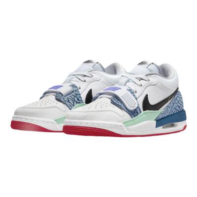 Air Jordan Legacy AJ312 白紫蓝复活节女低帮篮球鞋DV9127-101