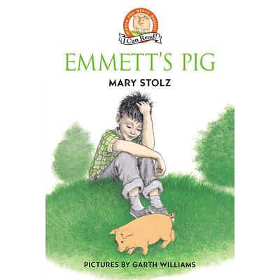 【现货】艾美特的猪英文儿童分阶阅读进口原版书Emmett’s Pig Stolz著Harpercollins出版