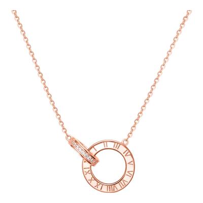 聚利时2026新款环环相扣项链