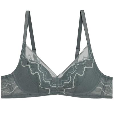 爱慕幻影流沙内衣女无钢圈中厚杯小胸聚拢文胸AM17A011