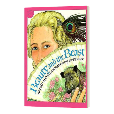 英文原版 Beauty and the Beast  美女与野兽 经典童话故事书 亲子睡前阅读 名家jan Brett 英文版 进口英语原版书籍