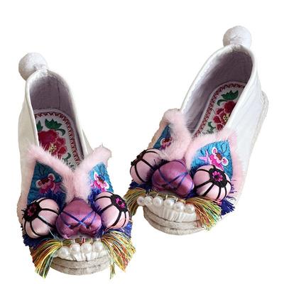 虎头鞋走绣坊绣花鞋复古