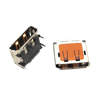 显示器高清插座Displayport母座 DP 20P贴片高清接口插座 HDMI