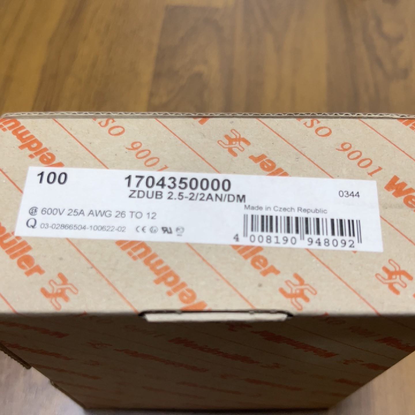 议价原装正品魏德米勒端子 ZDUB 2.5-2/2AN/DM