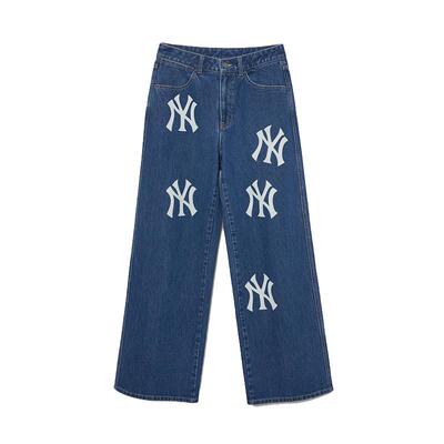 MLB官方女款时尚休闲牛仔裤时尚