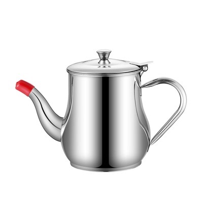 316不锈钢不挂油带滤网油壶