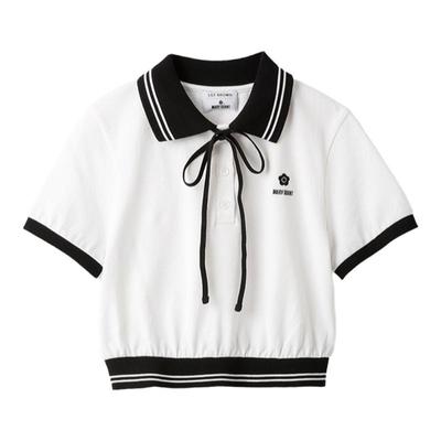 LILY BROWN秋冬款 MARY QUANT学院风百搭POLO衫LWCT244121