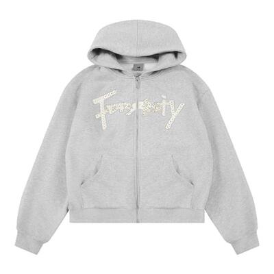 FDR官方店重工艺涂鸦字体卫衣