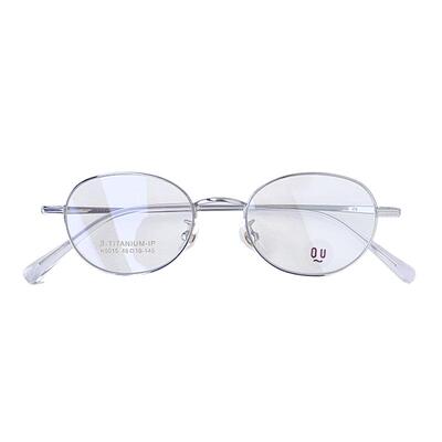 超轻钛斯文小框眼镜高度数配镜女