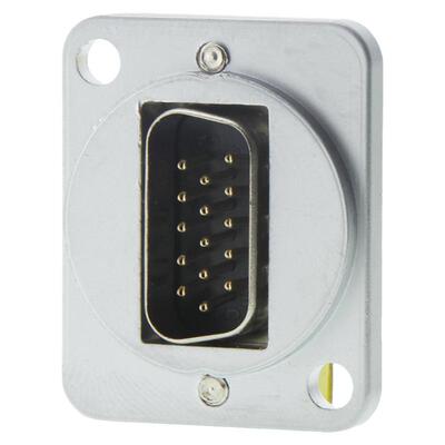 DB三排15针VGA金属壳焊线线插头