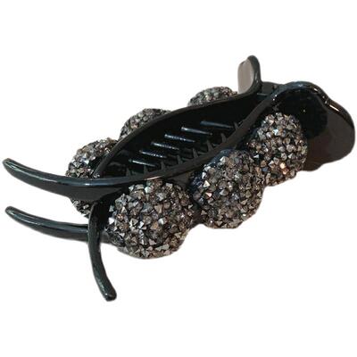 气质黑色鲨鱼夹后脑勺简约发卡