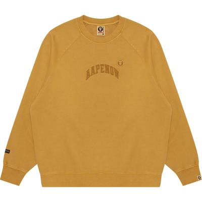 Aape字母休闲简约厚绒圆领卫衣