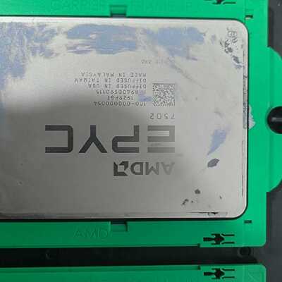拆机 DELL锁 AMD 7502 CPU议价