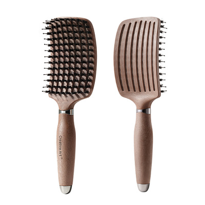 猪鬃毛蓬松颅顶顺发梳不打结