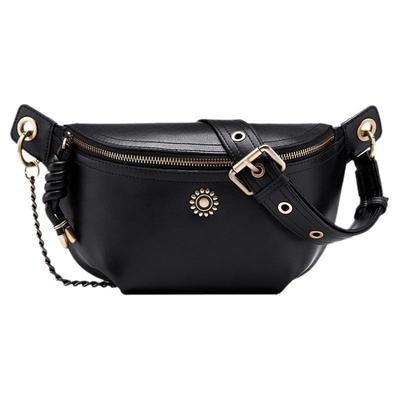 纳兰杜女真皮斜挎腰包胸包马鞍包