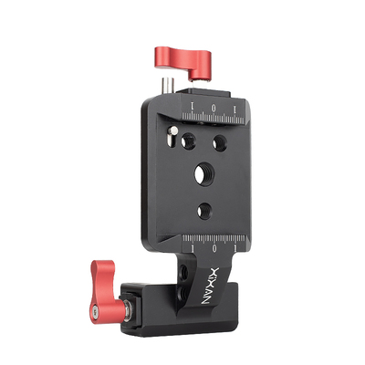 芯鲜PF56S适用大疆RS4 RS4Pro竖拍组件单反微单相机专用竖屏拍摄直播云台配件支架竖拍板 竖排架底座竖装夹座