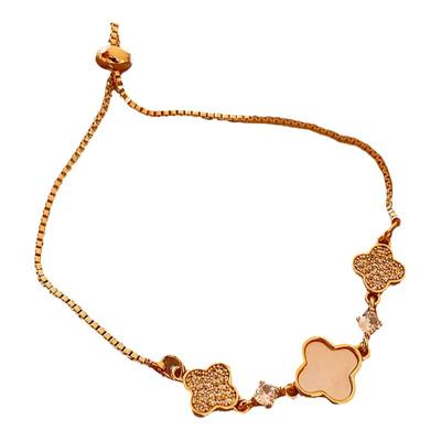 四叶草串珠手链新款高级感手串