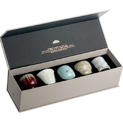 万仟堂五大名窑主人杯礼盒