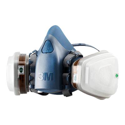 3M7502防毒面具喷漆专用化工气体防甲醛异味防工业粉尘硅胶面罩