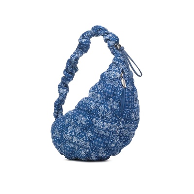 Carlyn PAISLEY COZY L大号韩国经典佩斯利印花拉链云朵包单肩包