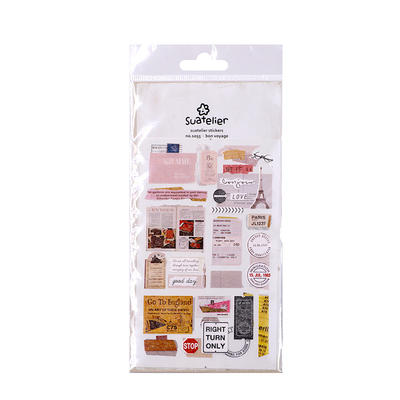 SUATELIER精致贴纸法式风情