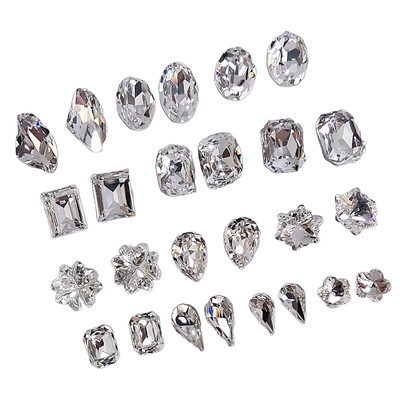 施家同款高货水晶美甲K9超闪钻