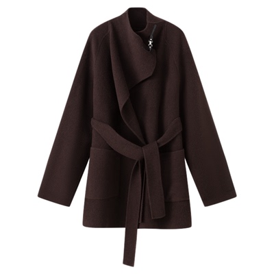 RUISHI100羊毛两穿领毛呢外套