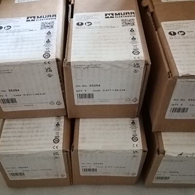 询价-MURR穆尔模块，型号55254 一共有6个。4个未
