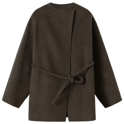 “浅冬叙事”羊绒美利奴羊毛大衣