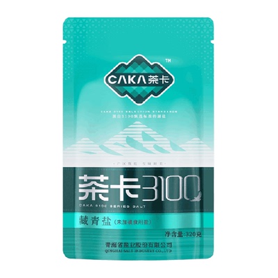 茶卡未加碘青海湖盐食用盐320g