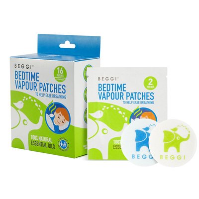 BEGGI鼻精灵通鼻贴婴儿童晚安贴BGO通气鼻贴宝宝舒缓鼻堵通鼻神器