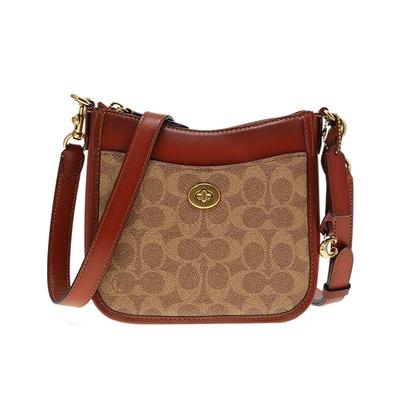 【自营】COACH/蔻驰女士PVC配皮单肩斜挎包 CC391B4NQ4