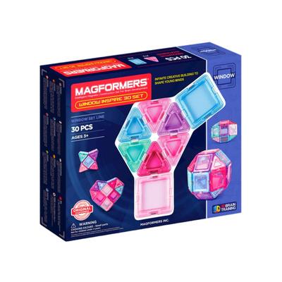 MAGFORMERS麦格弗磁力片基础彩窗