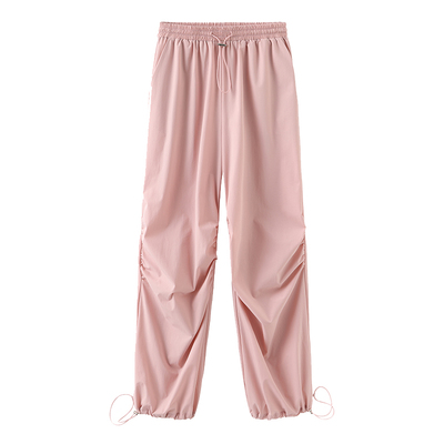 CUBIC收口束带轻薄阔腿裤