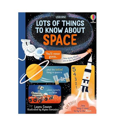 【预售】关于太空的读之书英文儿童绘本知识百科进口原版外版书3-6周岁【Lots of Things to Know】 About SpaceLaura Cowan U