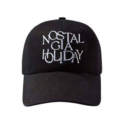 EXPRESSHOLIDAY NOSTALGIA 棒球帽_黑色 MUSINSA韩国官网直邮进口
