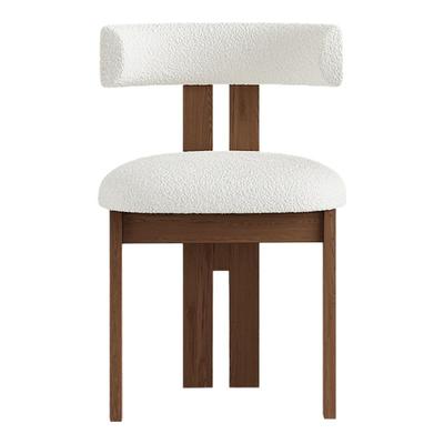 复古靠背餐厅简约高级设计师布艺