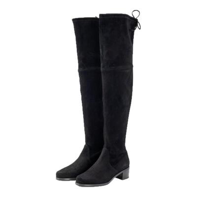 Stuart Weitzman潮流时尚女士系带中跟过膝长靴银泰百货 301574