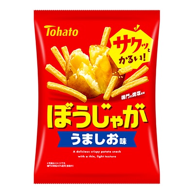 日本桃哈多土豆酥脆细条零食