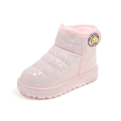 儿童雪地靴加厚绒冬季防水防滑