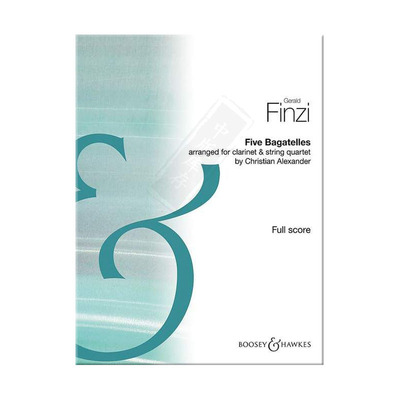 杰拉尔德芬齐5首小作品单簧管