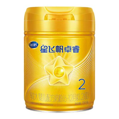 【育儿补贴】飞鹤星飞帆卓睿2段乳铁蛋白牛奶粉750g*1罐