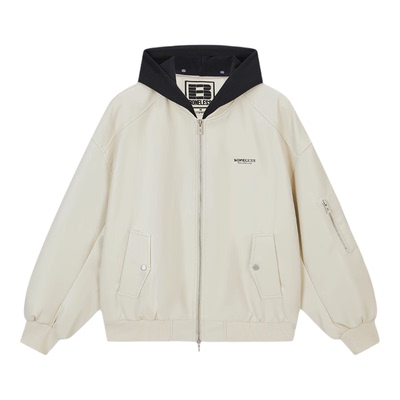 蔡徐坤同款BONELESS复古飞行夹克