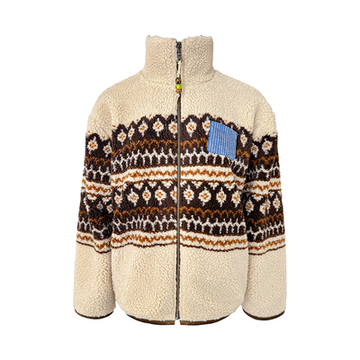 ROLLCALL费尔岛拼接休闲外套